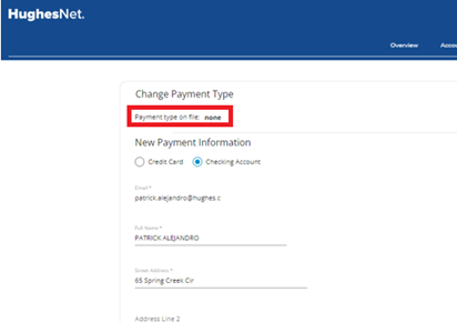 How to register on myHughesNet.com and set-up recurring payments?