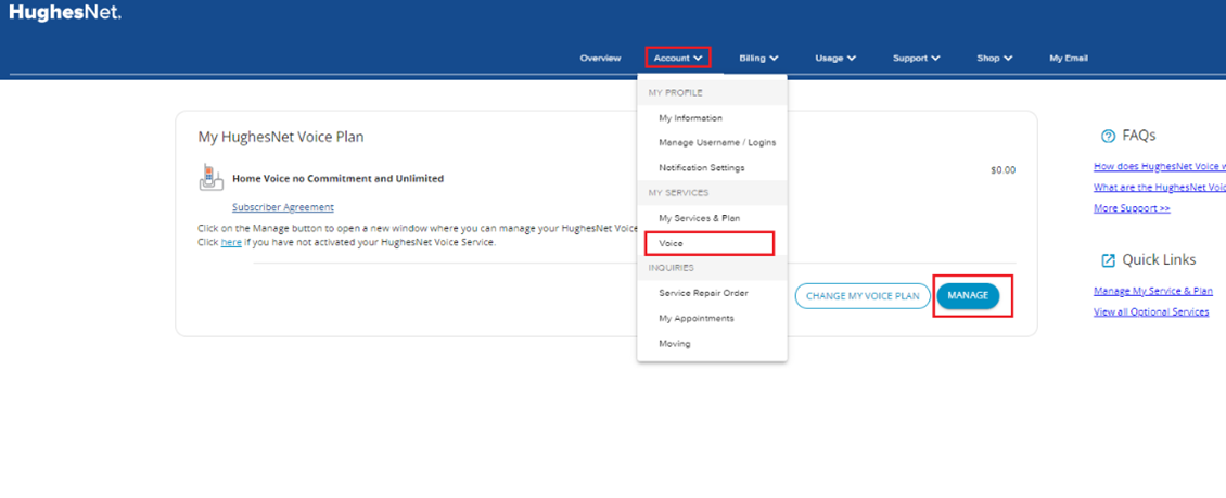 Step 3: Register or Login to HughesNet Voice Web Self-Care Portal. The ...